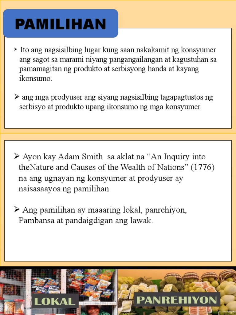 Konsepto at Mga Estruktura NG Pamilihan | PDF