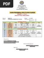 Sample of Multigrade Class Program | PDF | Learning