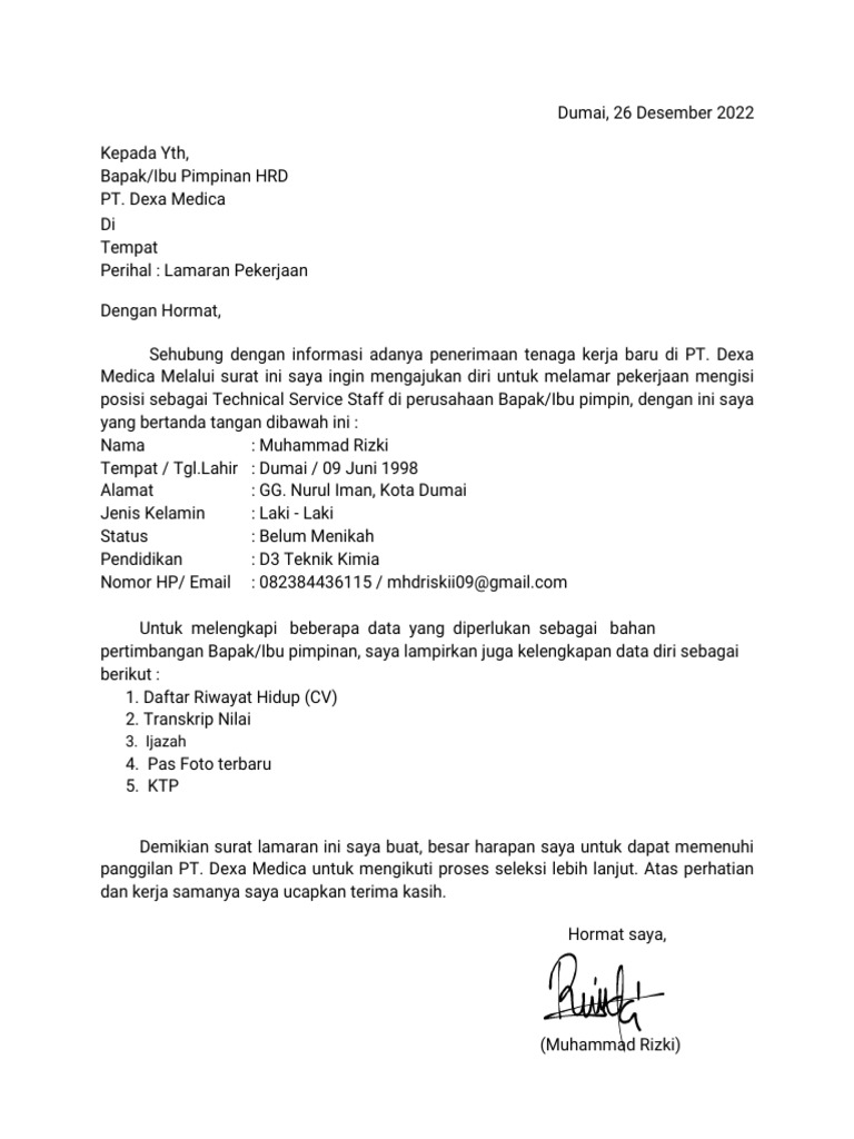 Resume - Muhammad Rizki | PDF