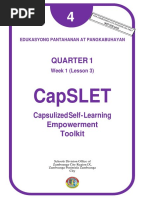 Epp 4 Activity Sheets Agrikultura Week 1 8 | PDF