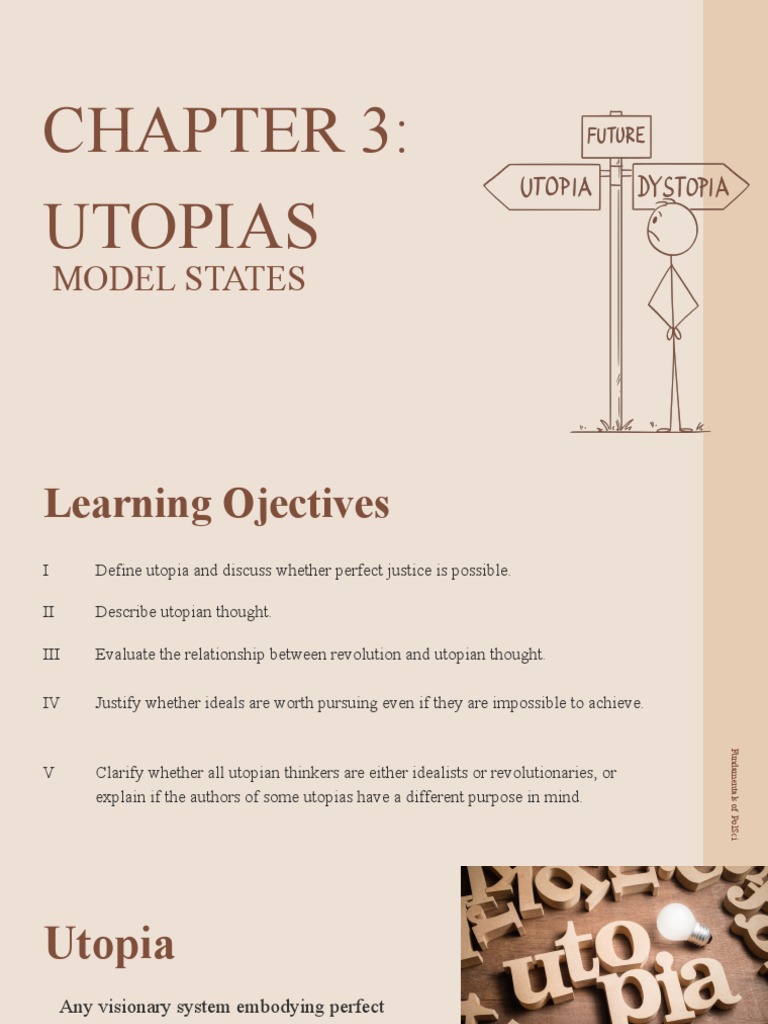 Chapter 3 Utopias | PDF | Utopia | Philosophical Movements