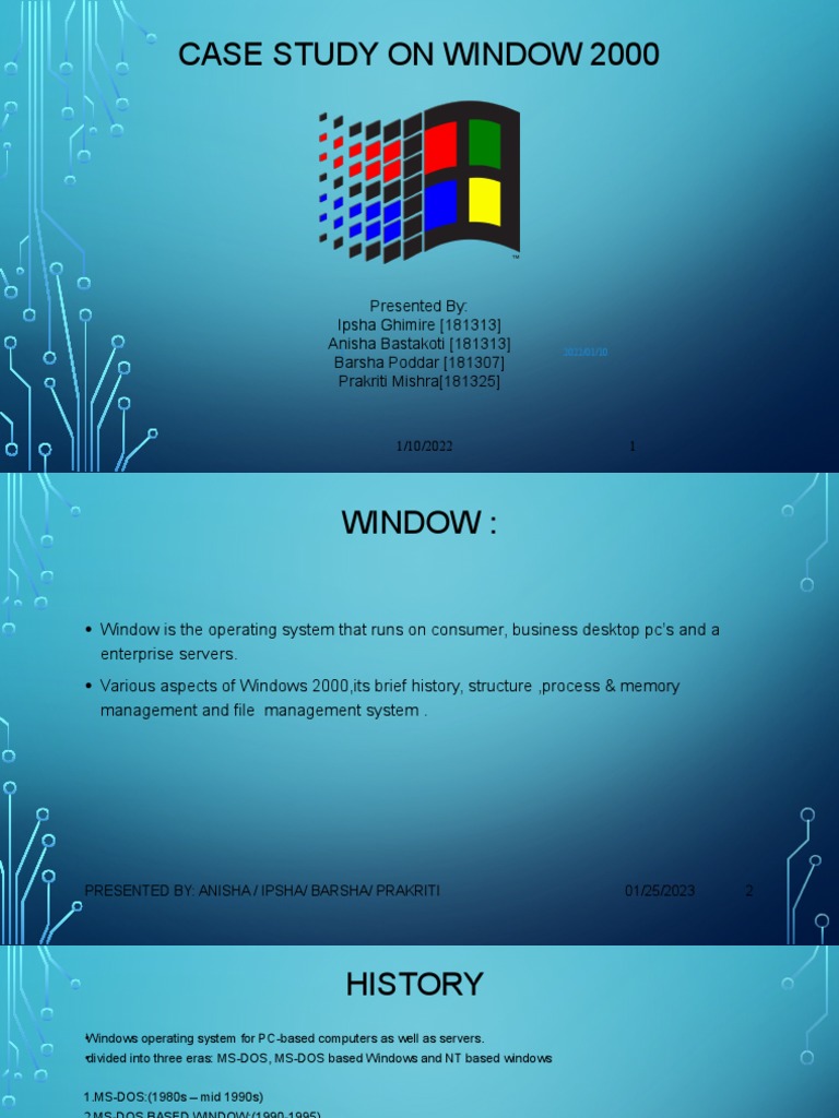 Window 2000 | PDF | Computer File | Microsoft Windows