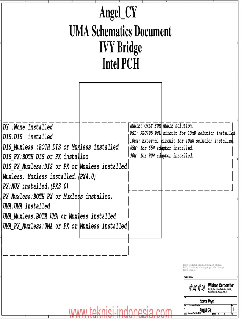 Acer Aspire v5 132p Wistron Angel - Cy 12313 1 Schematic and Boardview ...