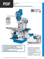 Milling Machine Specifications | PDF | Gear | Manufactured Goods