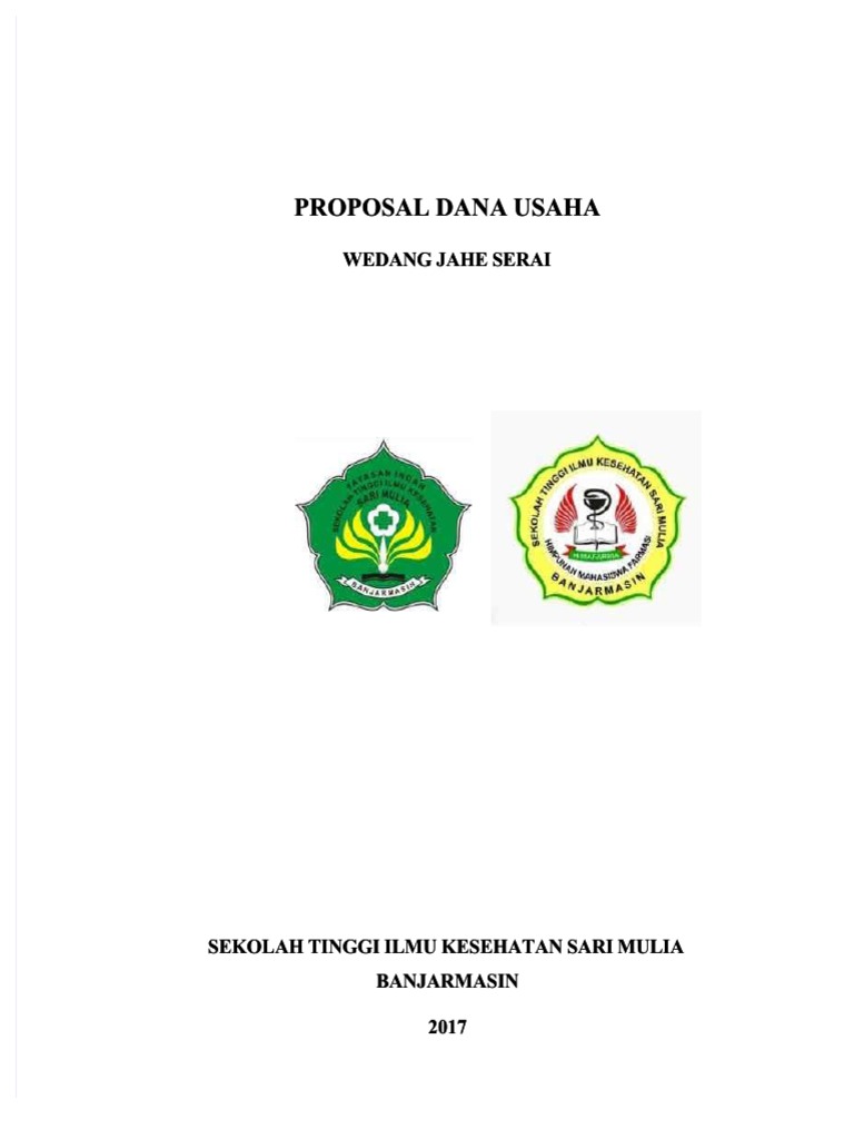 PDF Proposal Dana Usaha Wedang Jahe - Compress | PDF