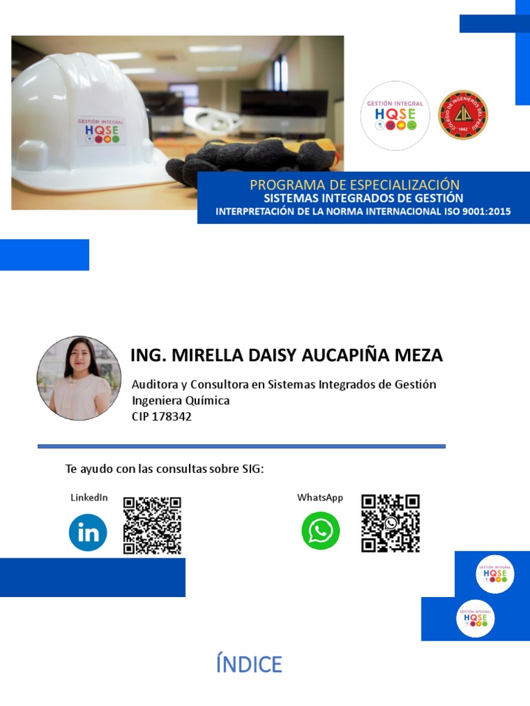 Iso 9001 2015 Parte 1 Pdf Calidad Comercial Gestión De La Calidad