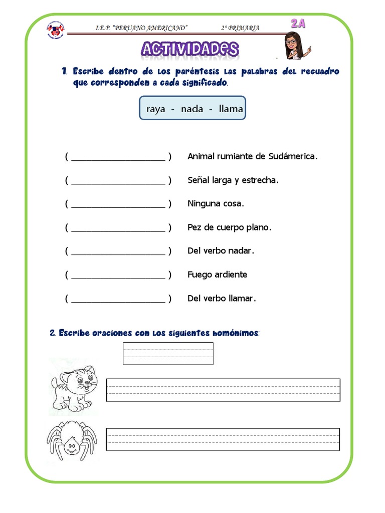 7-15-Pract Homónimos | PDF