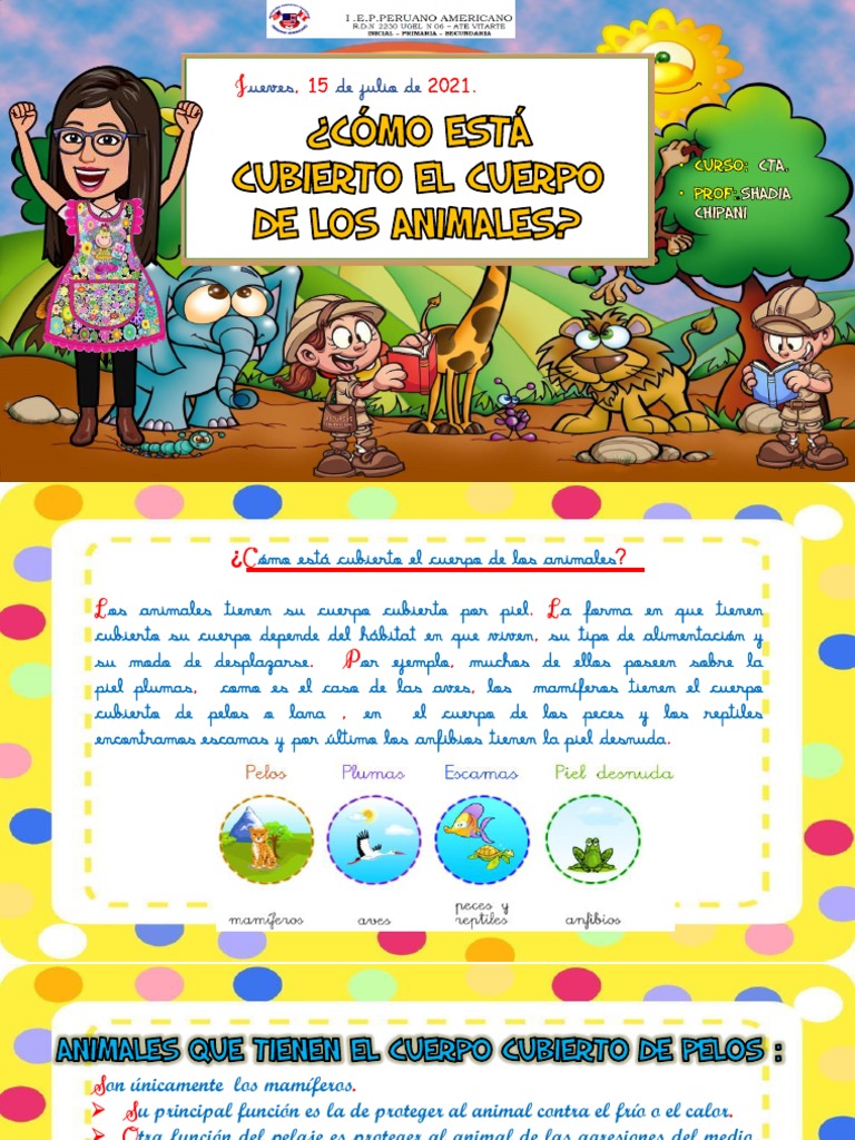 Cobertura del cuerpo en animales | PDF