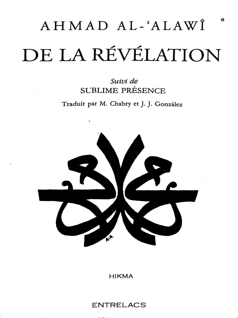 Ahmad Al-'Alawî : Révélation et Présence | PDF