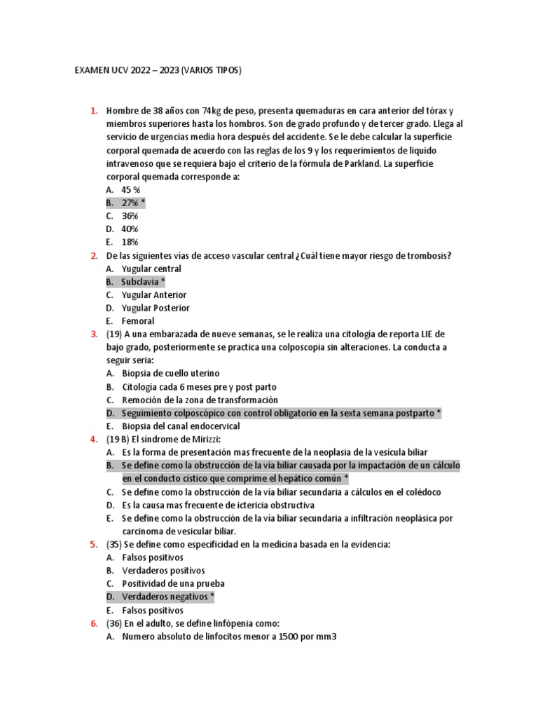Examen Ucv 2022 | PDF