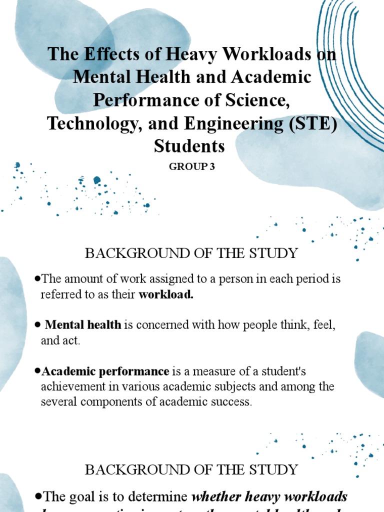 Group3 | PDF | Hypothesis | Mental Health