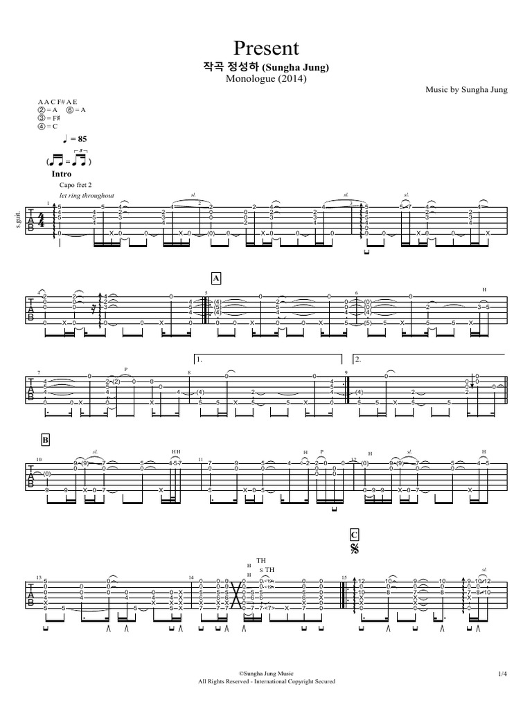 Sungha Jung - Present | PDF | Freedom Of Expression Law | Copyright Law