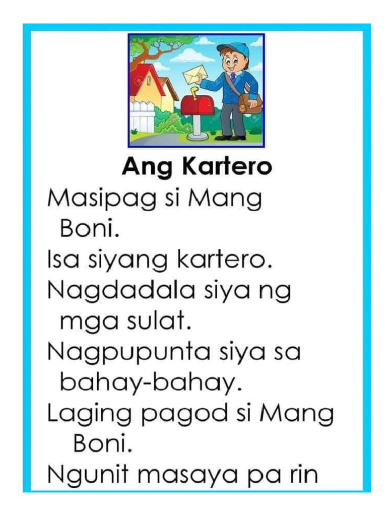 Mga Maikling Kwentong Babasahin | PDF