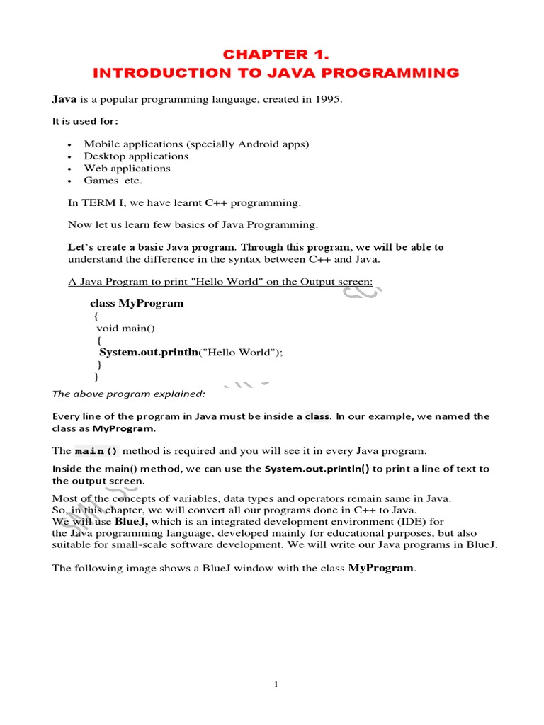 Java Notes - Term 2 2022 | PDF | Data Type | Java (Programming Language)