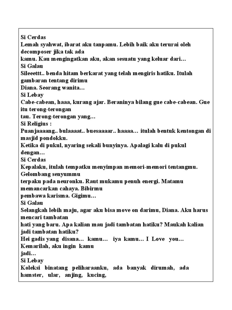 Puisi Berantai 3 Orang | PDF | Seni | Agama & Spiritualitas