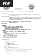 Quadratic Formula Lesson Plan | PDF | Quadratic Equation | Equations