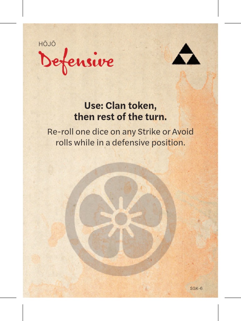 Test of Honour Game Mechanics | PDF