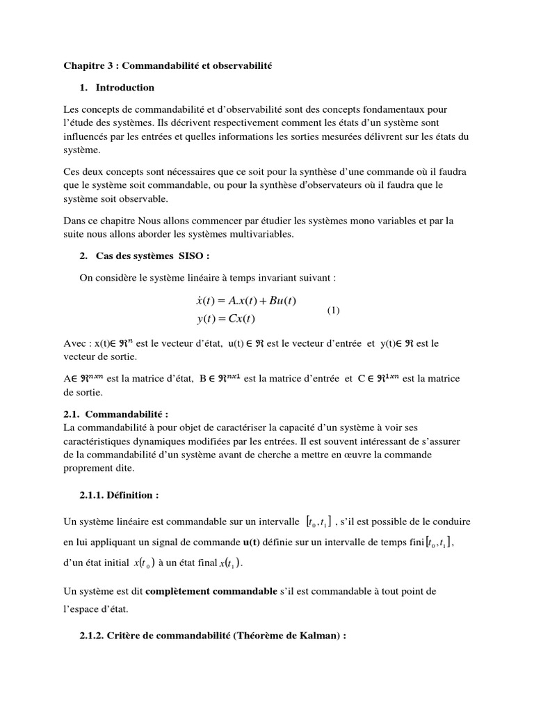 Chapitre 3 - SLM - Modifié | PDF