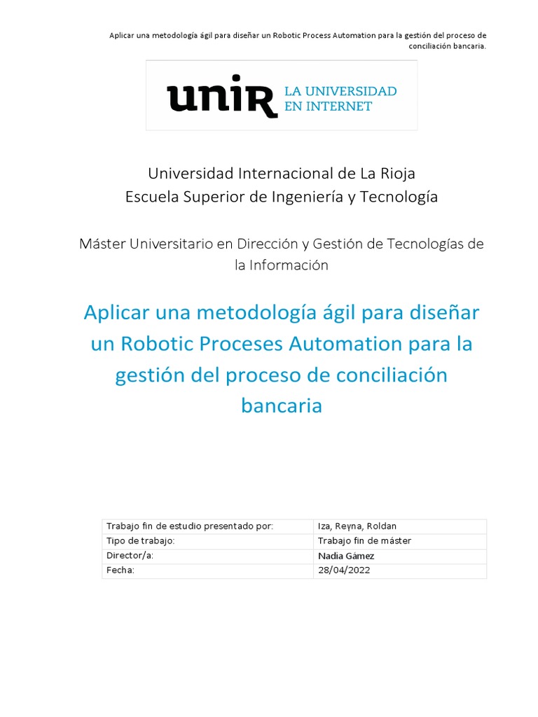TFM V3 Borrador | PDF | Software | Informática