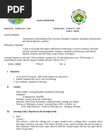 Math Sets for Grade 7 Students | PDF | Mathematics | Lesson Plan