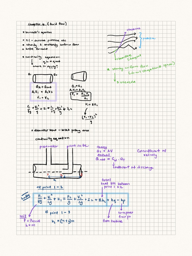 Chapter 4 - Fluid Flow Concepts & Flow Measurements | Download Free PDF | Fluid Dynamics | Viscosity