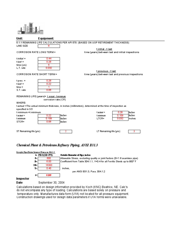 Piping Calc's | PDF | Pipe (Fluid Conveyance) | Building Materials