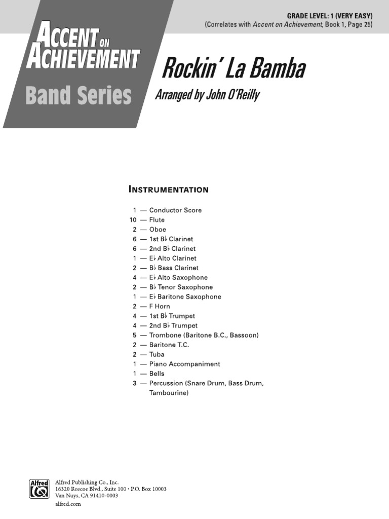 Rocking La Bamba | PDF