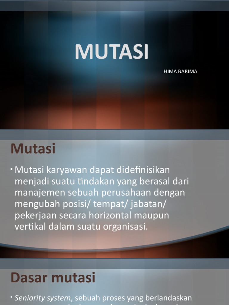 Panduan Lengkap Mutasi Karyawan | PDF | Pengembangan Diri