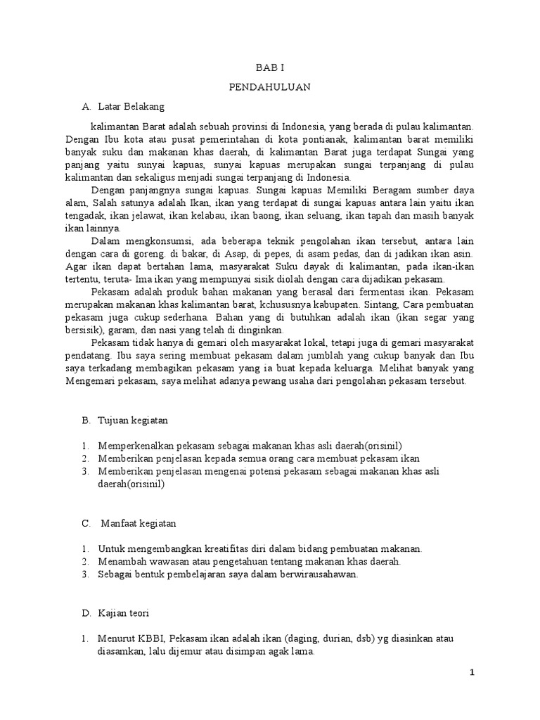 BAB 1 Laporan Kegiatan Usaha | PDF
