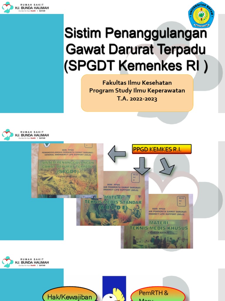 Sistem Penanggulanagan Gawat Darurat Terpadu (PPGD) PPT Kemenkes Ri PDF ...