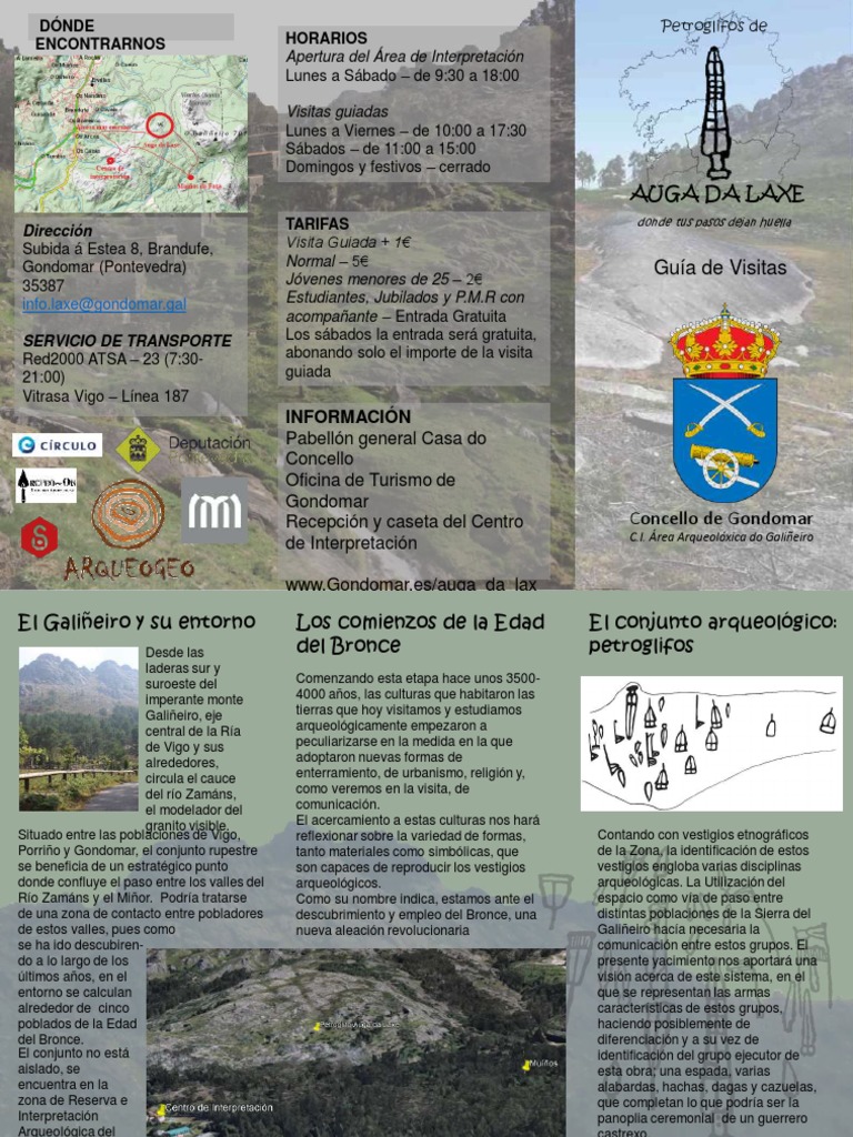 Luis Martínez - Petroglifos Auga Da Laxe (Folleto) | PDF