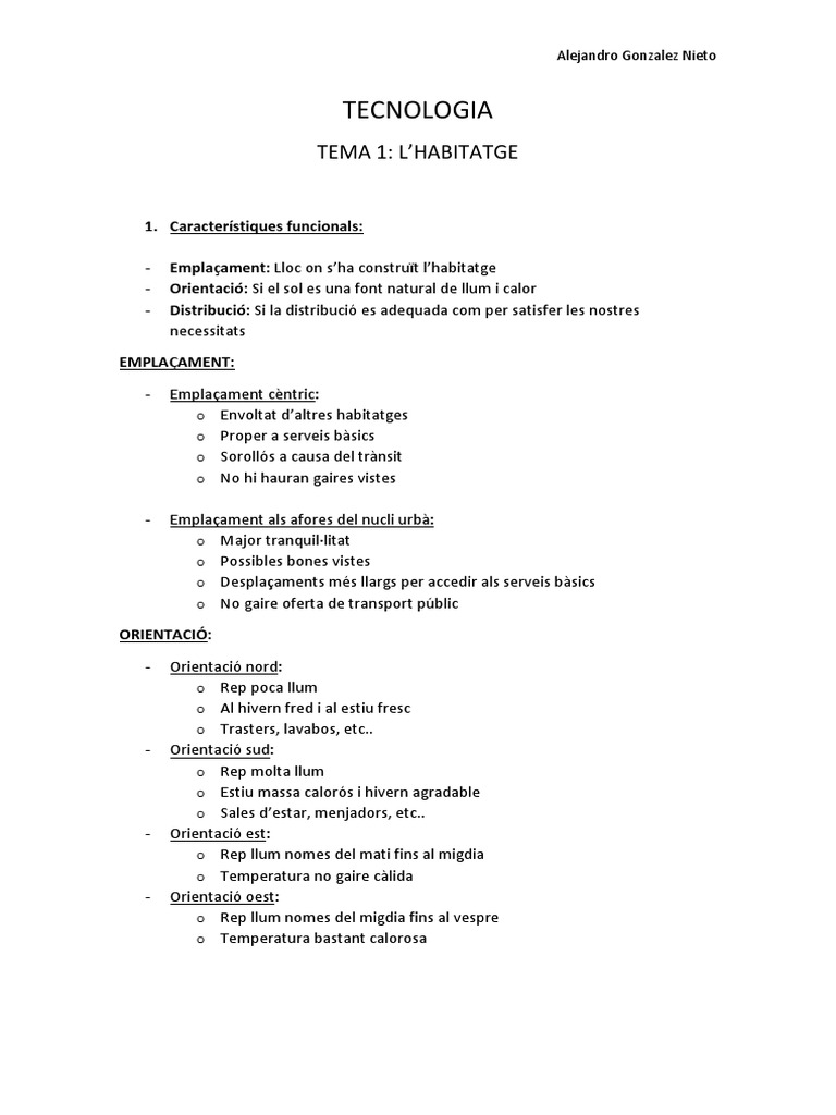 4T Eso Resum Tema 1 Tecno | PDF