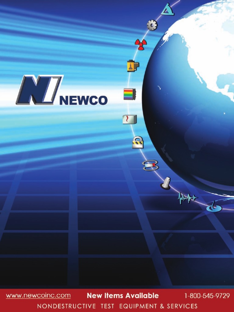 NDT Newco Catalogo VARIOS | PDF | Nondestructive Testing | Materials