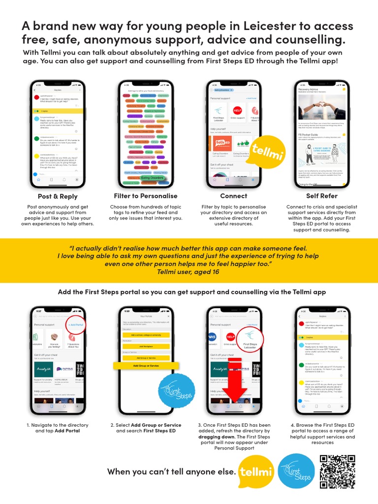 Tellmi FirstStepsED Explainer Sheet | PDF