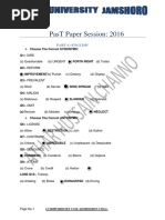 Sample Test Papers JST HST PST | PDF | Mass | Force
