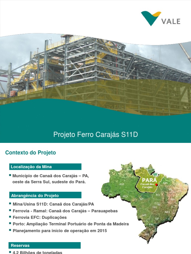 Projeto S11D: Mina e Usina em Canaã | PDF | Tecnologia e Engenharia