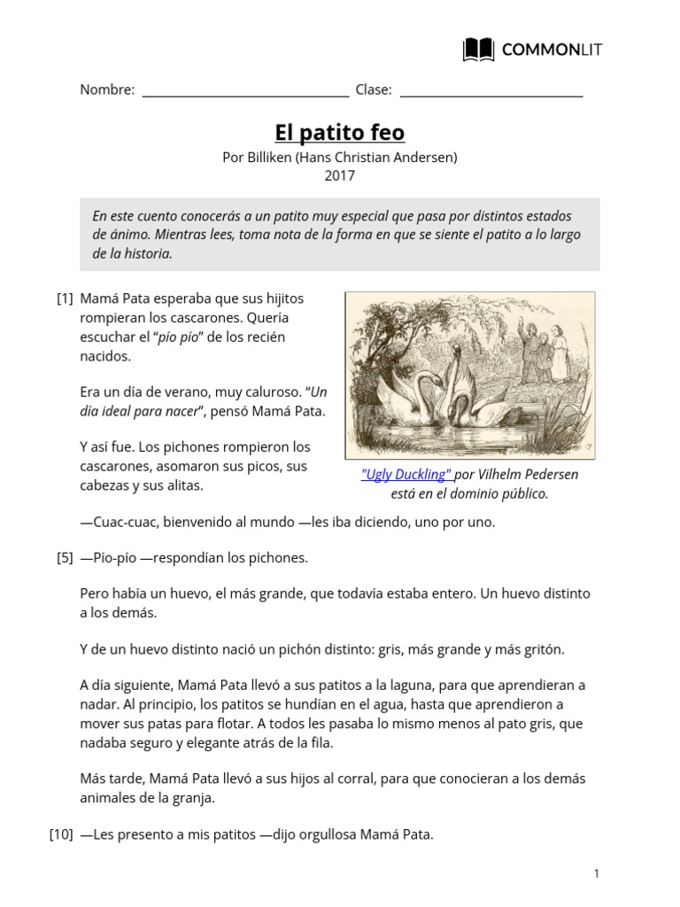El - Patito - Feo 1 | PDF