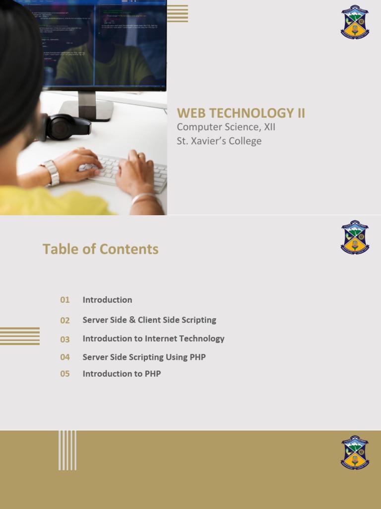 Web Technology II PHP JS | PDF | World Wide Web | Internet & Web