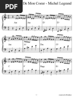 La Mer Charles Trenet Piano Sheet | PDF | Francophone Music ...