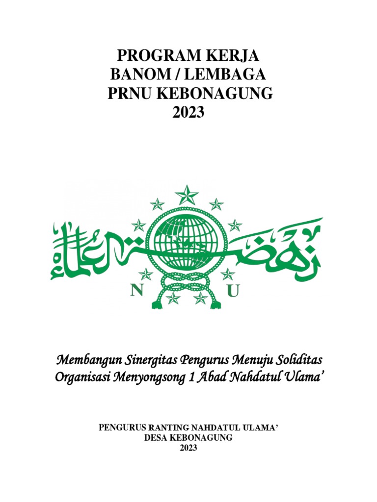 Program Kerja Prnu 2023 | PDF