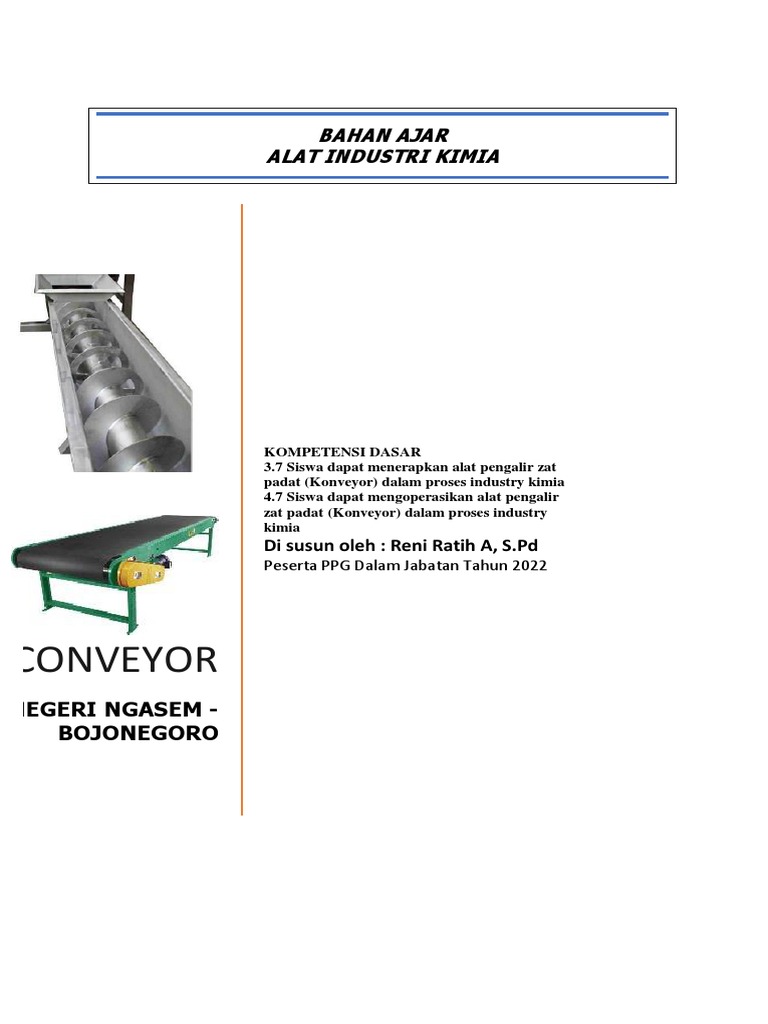 Bahan Ajar Conveyor | PDF