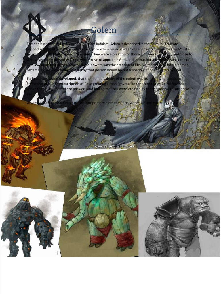 Mythical Creatures: Golem to Centaur | PDF | Minotaur | Ancient Greek ...