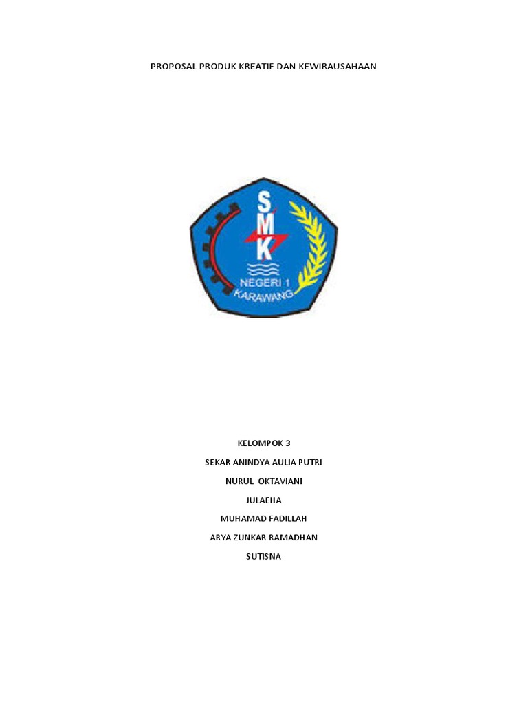 Proposal Produk Kreatif Dan Kewirausahaan | PDF Proposal Produk Kreatif Dan Kewirausahaan | PDF