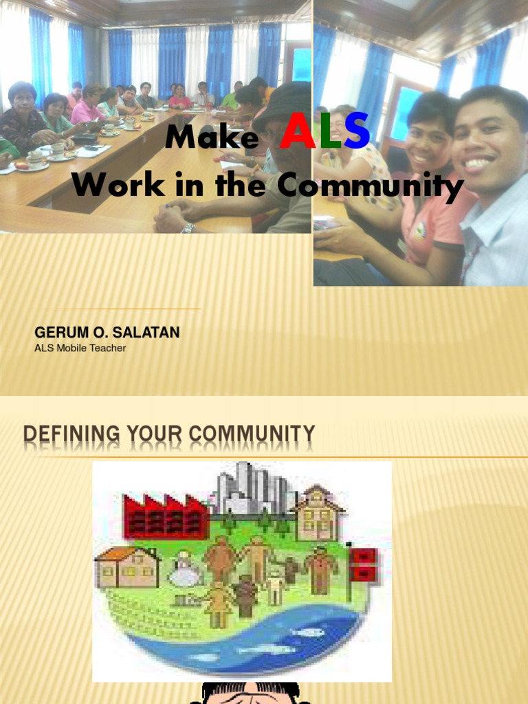 Engaging The Community Through ALS | PDF | Community | Learning