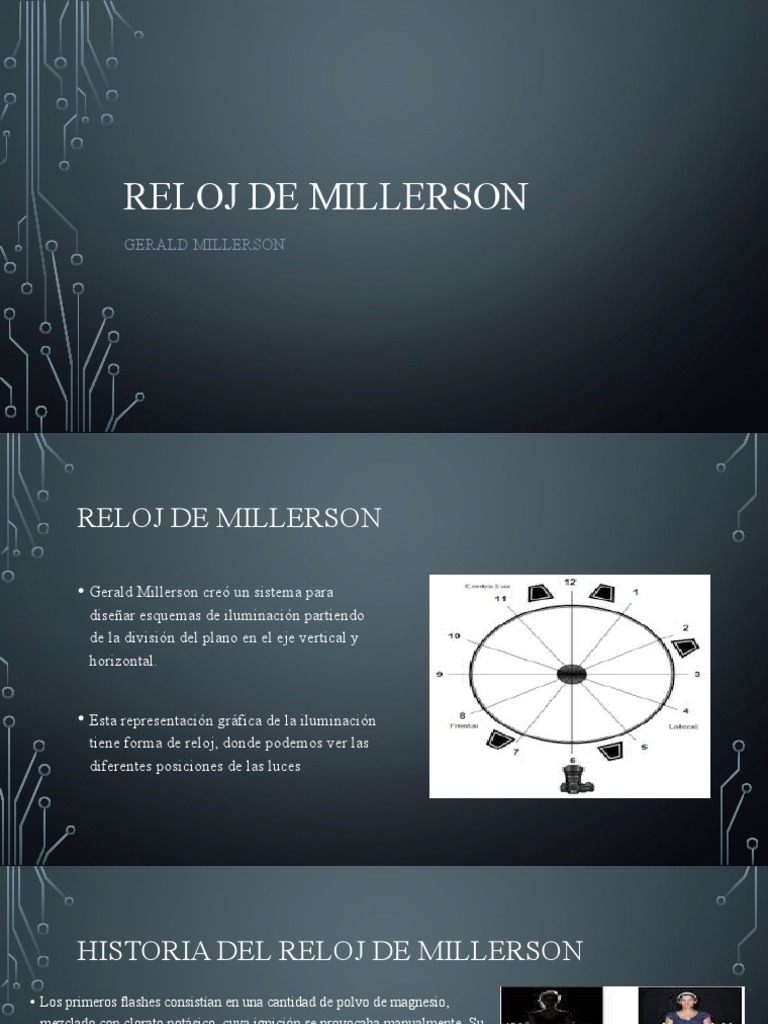 Reloj de Millerson y su Historia | PDF | Flash (fotografía) | Ligero