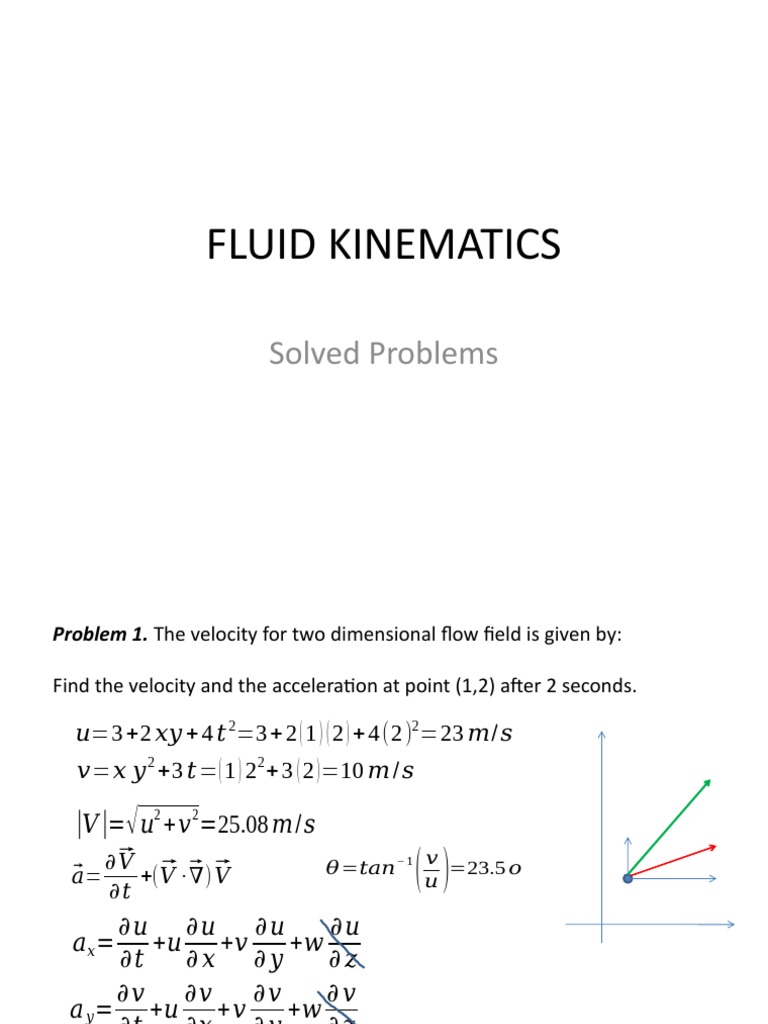 Tutorial 4 1.kinematics | PDF | Kinematics | Liquids