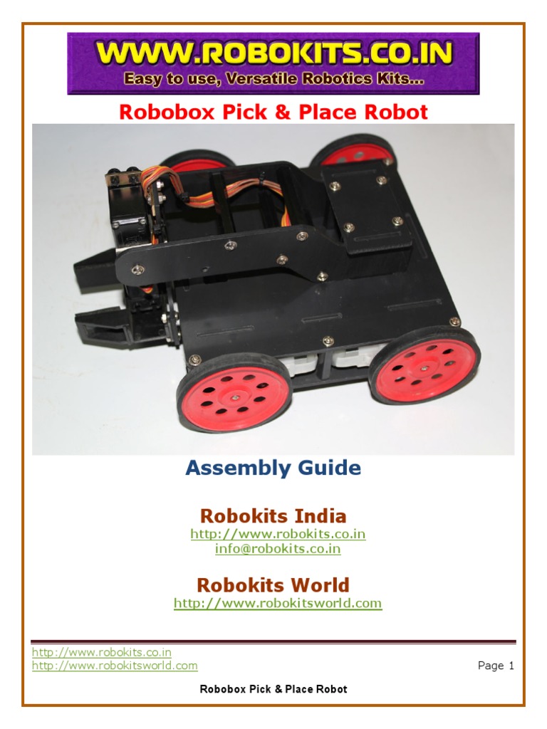 Robobox_Tutorial | PDF | Electrical Connector | Robot