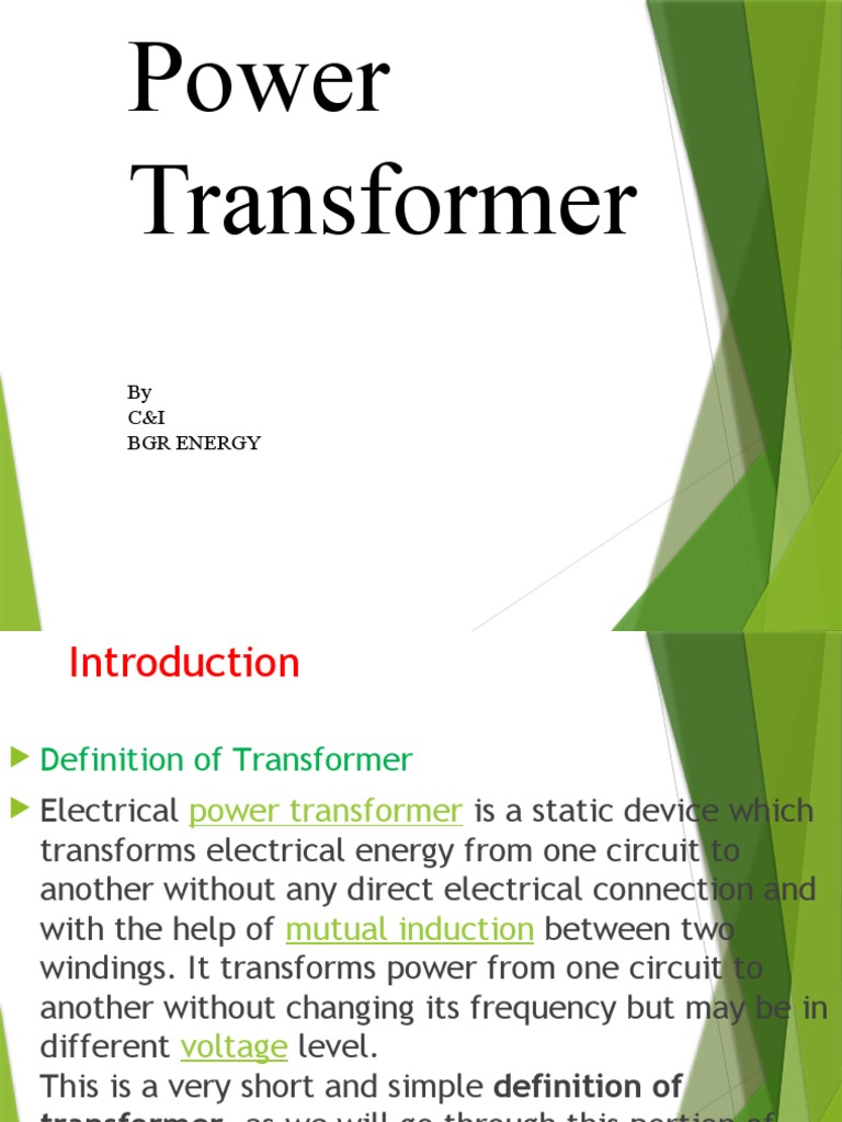 Transformer 8405239 Powerpoint | Download Free PDF | Transformer ...