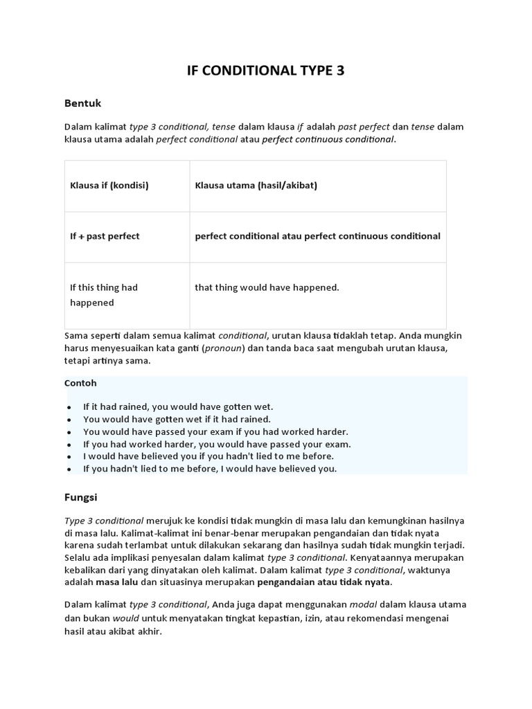 If Conditional Type 3 | PDF