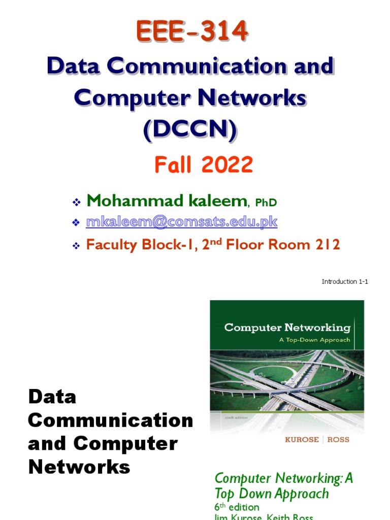 Chapter 1 V6.1 | Download Free PDF | Computer Network | Transmission Medium